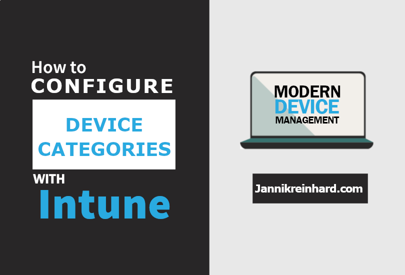 Configure device categories
