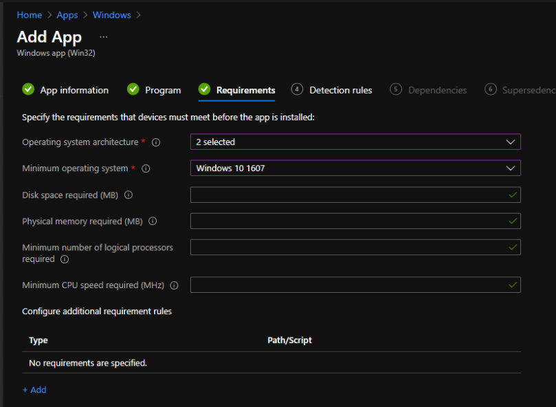 Creating a web page shortcut on the desktop using intune