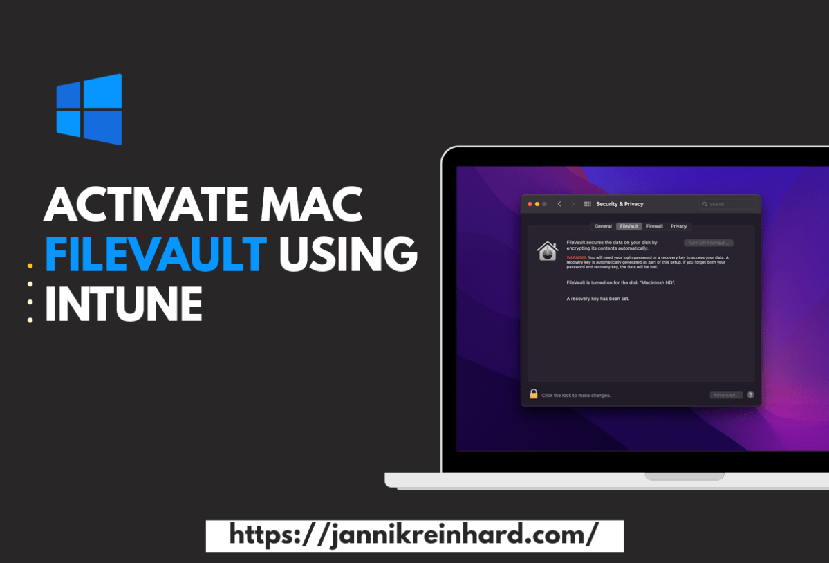 Activate Mac FileVault using Intune – AI & Modern Device Management