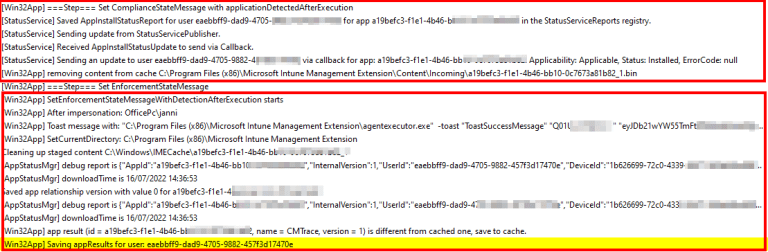 Summary of the Intune Management Extension