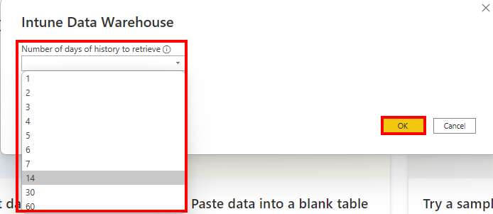Build PowerBi Dashboard based on Intune Data Warehouse