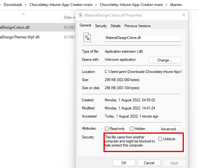 Introduction of the Intune App Creator with help of Chocolatey