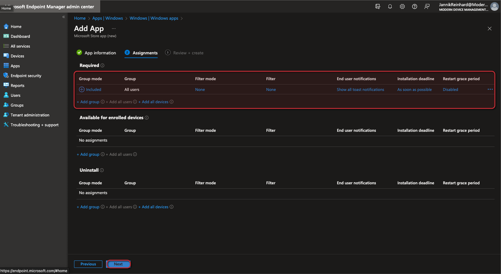 Deploy Windows Store Apps via Intune – AI & Modern Device Management