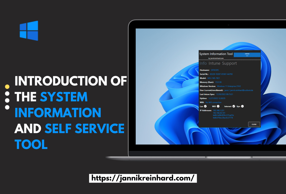 System Information and Self Service Tool – AI & Modern Device Management