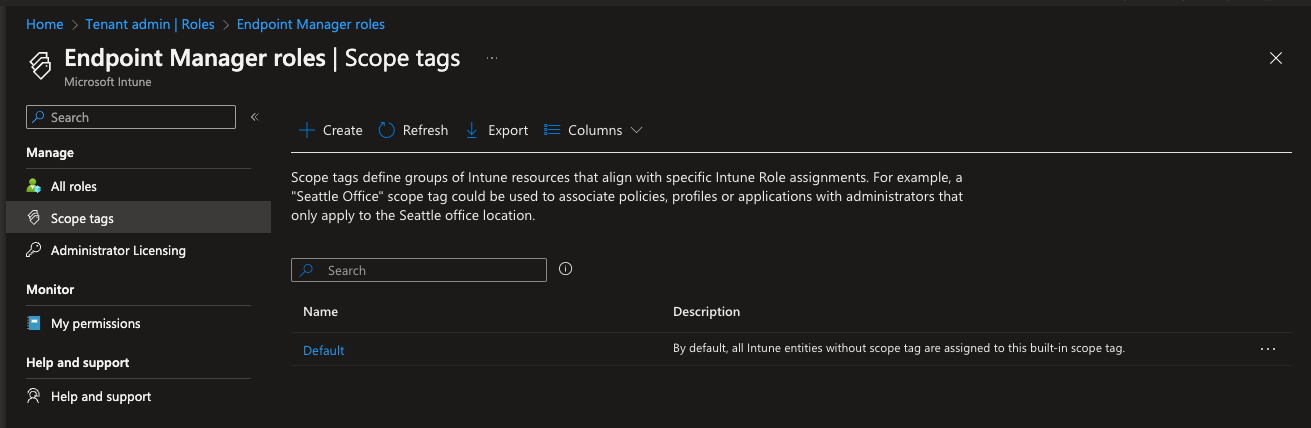 Do you already know Intune scope tags?