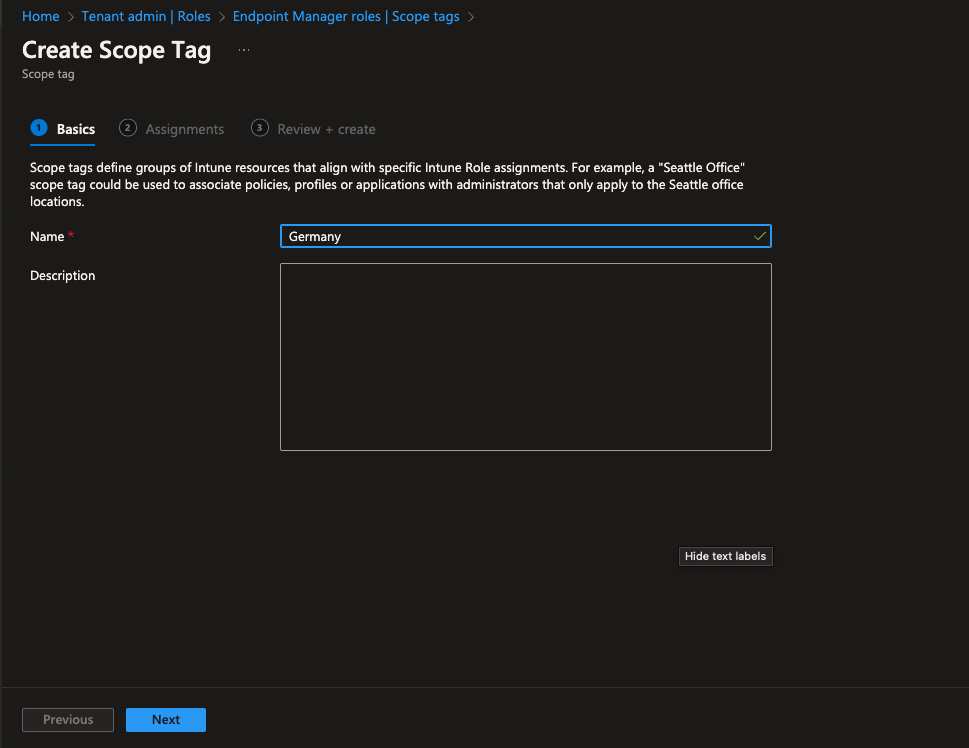 Do you already know Intune scope tags?