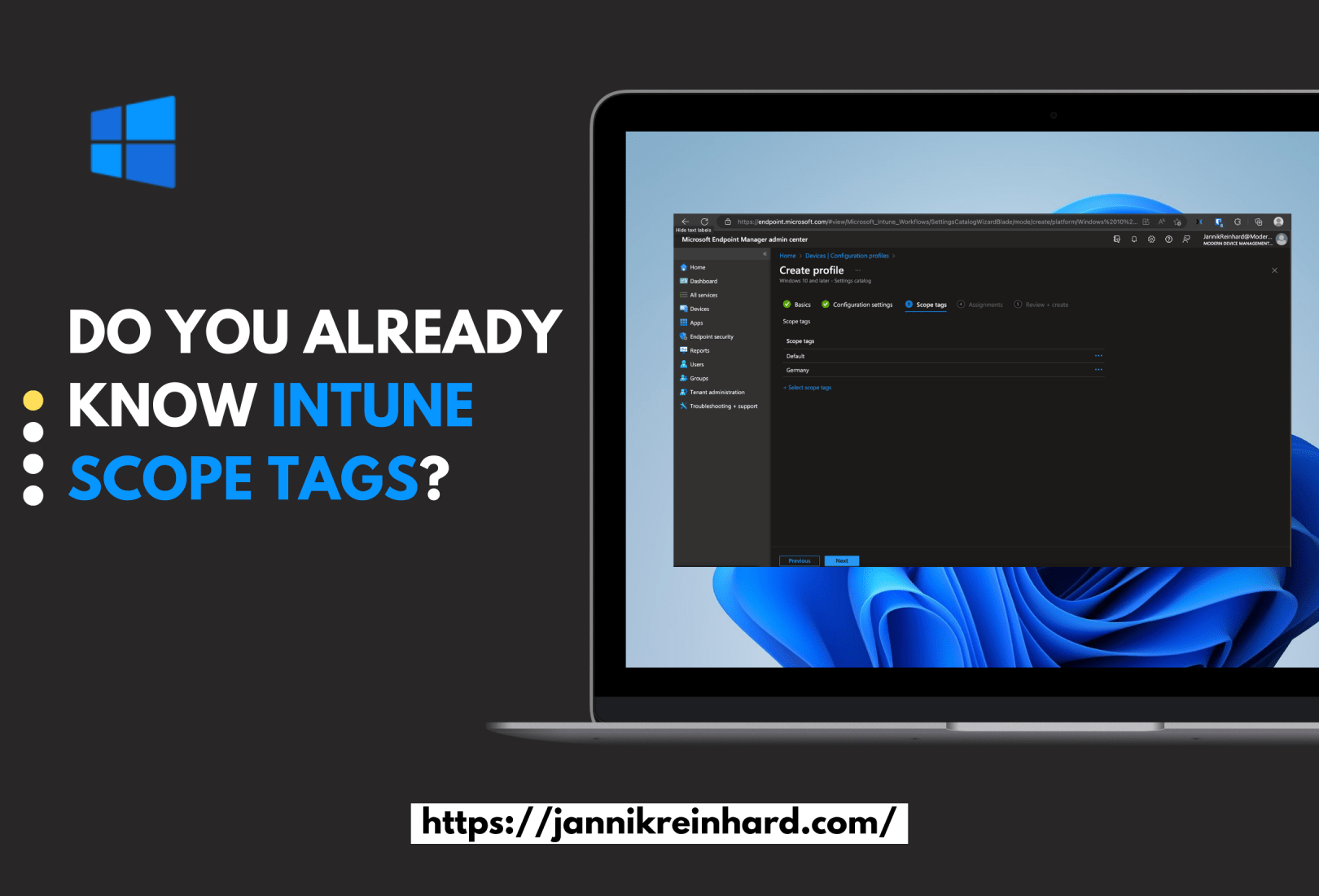 Do you already know Intune scope tags?