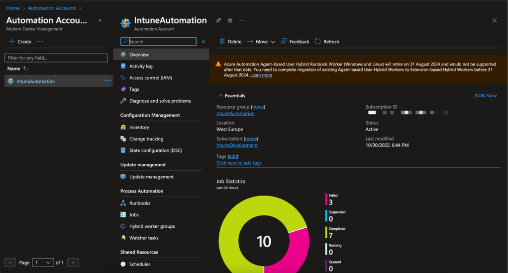 How to start with Azure Automation Runbook to automate tasks in Intune – AI & Modern Device ...