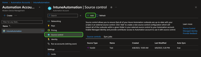 How to start with Azure Automation Runbook to automate tasks in Intune ...