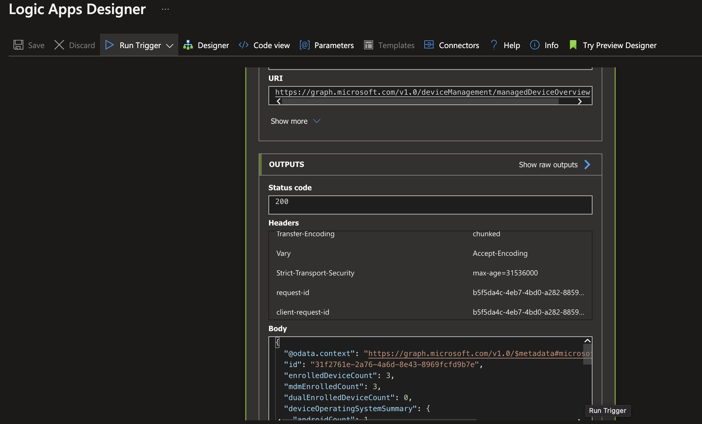 V2 – Get an daily device report via email or teams with logic apps ...