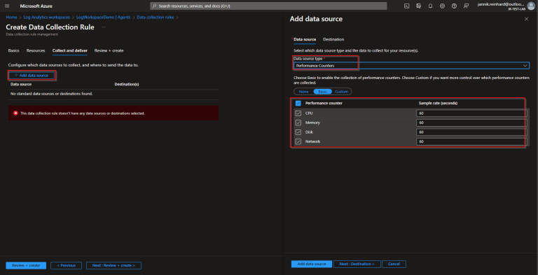 Azure Monitor Agent to monitor Windows devices (1/2) – Setup