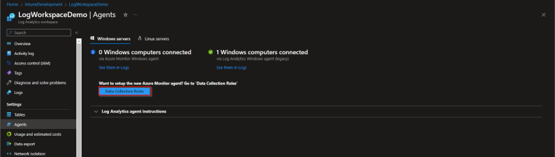 Azure Monitor Agent to monitor Windows devices (1/2) – Setup – AI ...