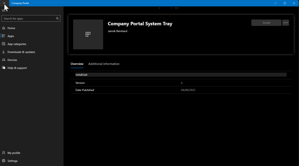 How to activate the uninstallation feature in the Company Portal – AI ...