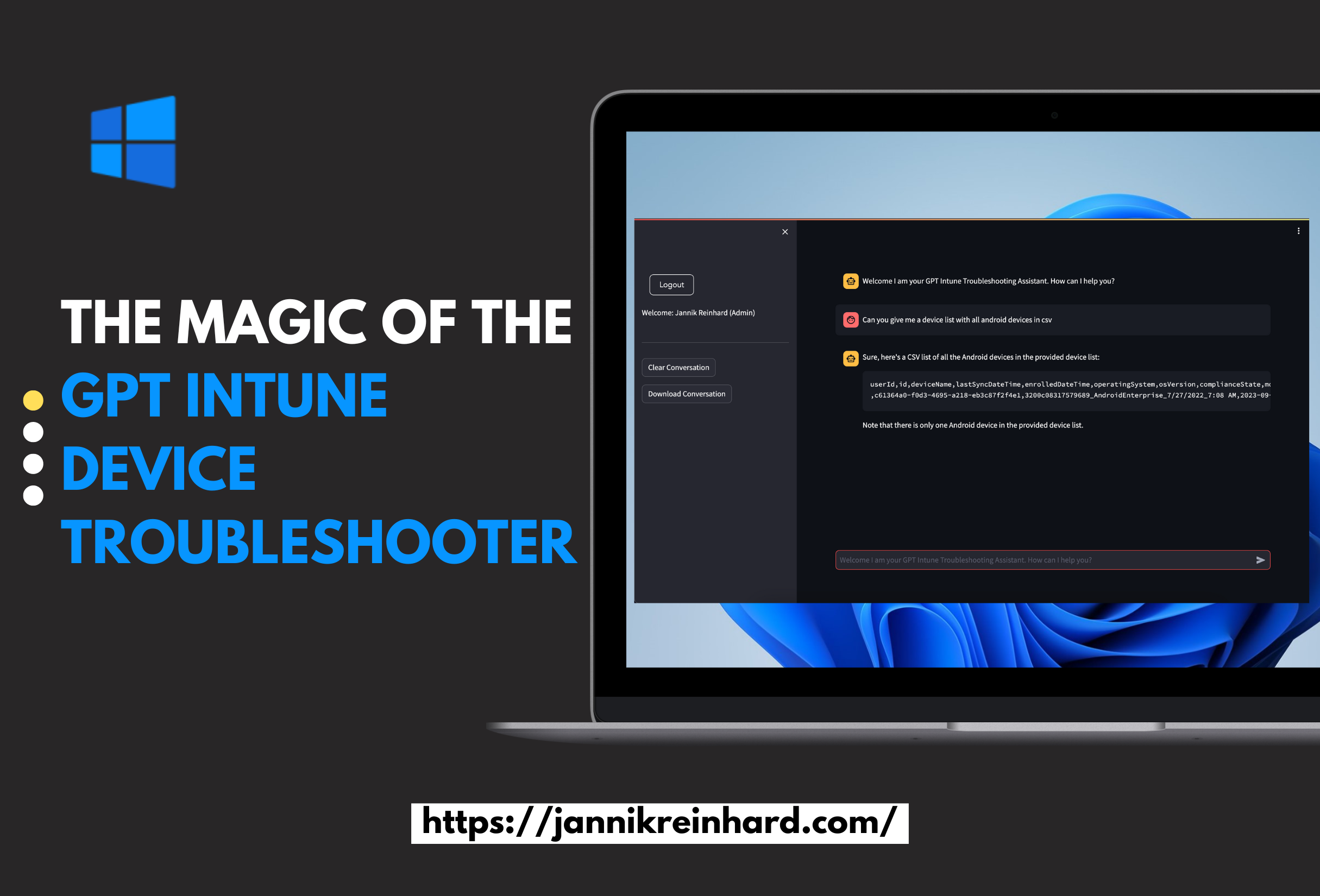 The Magic of the GPT Intune Device Troubleshooter – AI & Modern Device ...